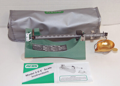 RCBS 505 Reloading Scale and Cover | eBay