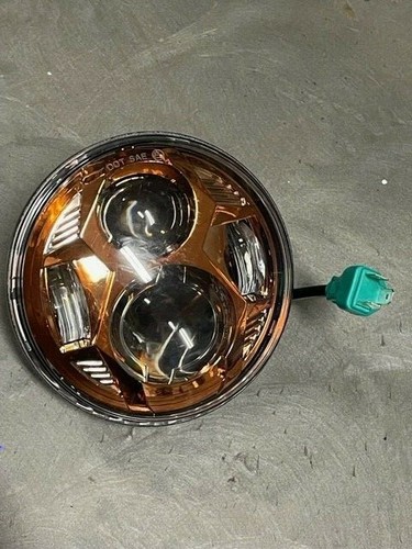 Harley Davidson 5 3/4" LED Copper Headlight Daymaker for Dyna Sportster ...