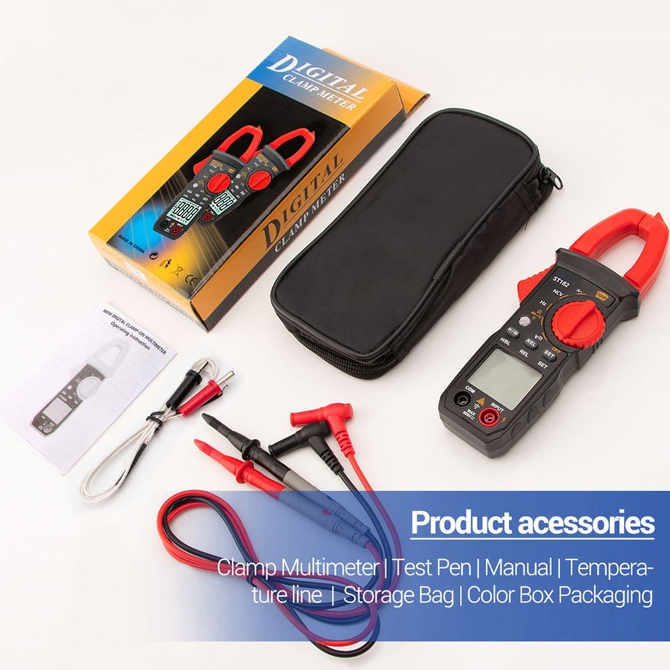 1pc Clamp Current Multimeter Digital Current Multimeter Voltage Tester ...