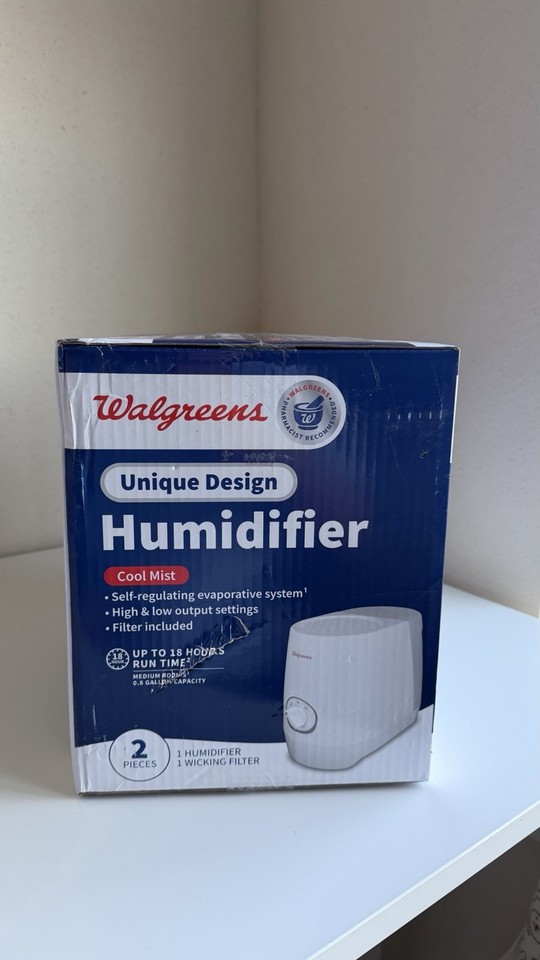 Walgreens Humidifier Cool Mist 18-Hour with Filter Unique Design | eBay