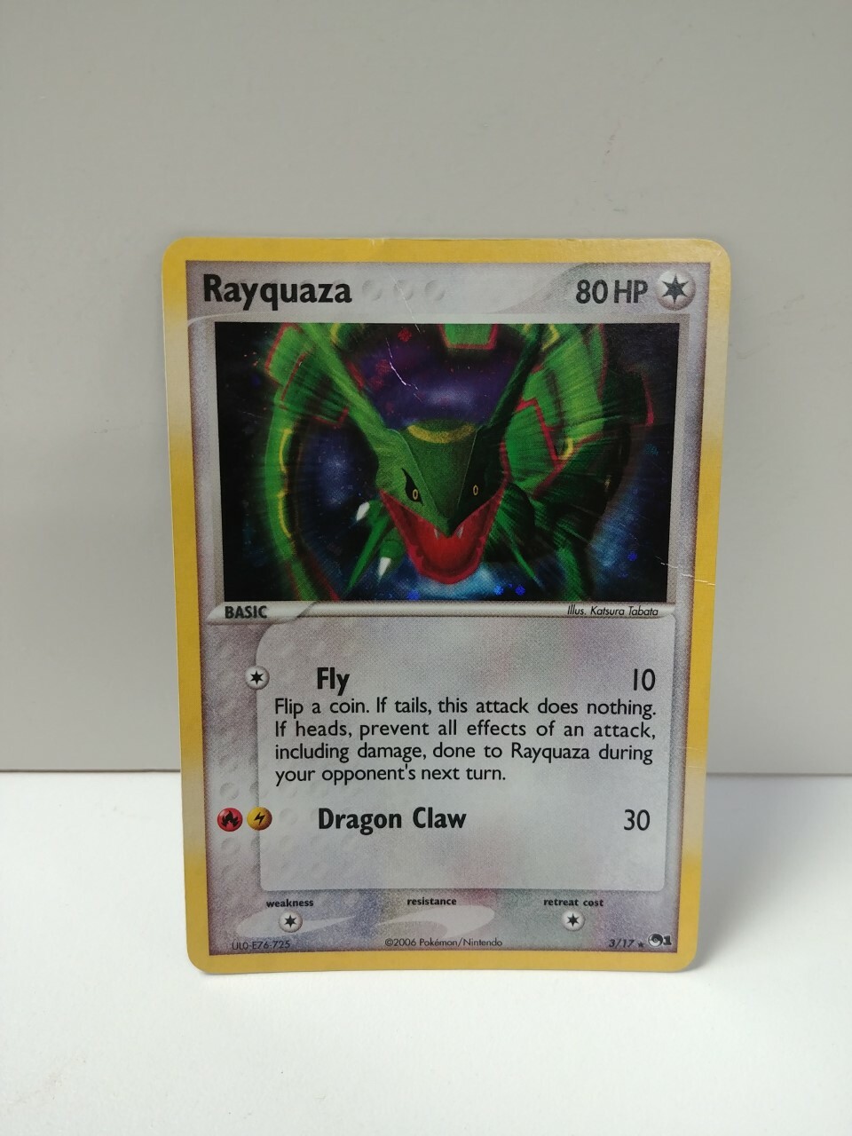 Pokemon Card Basic Rayquaza 3/17 HP80 Holo 2006 | eBay