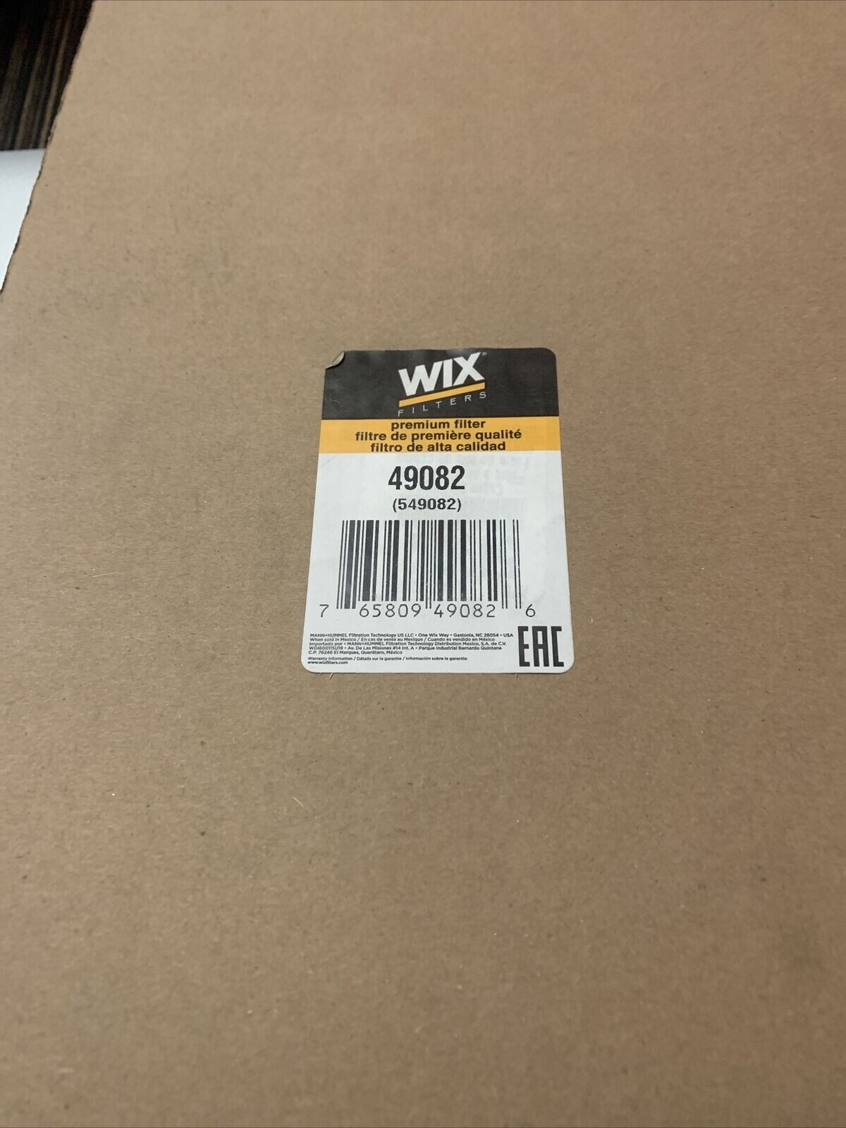 WIX Filters 49082 Cabin 1 Air Filter (549082) and Cabin 3 Air Filter ...