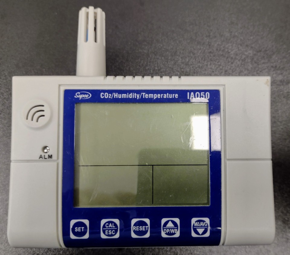 Supco IAQ50 CO2 Carbon Dioxide Meter Indoor Air Quality Monitor | eBay