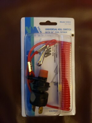 Valmar 31012 Universal Kill Switch with Tether boat marine jet ski 5 ...