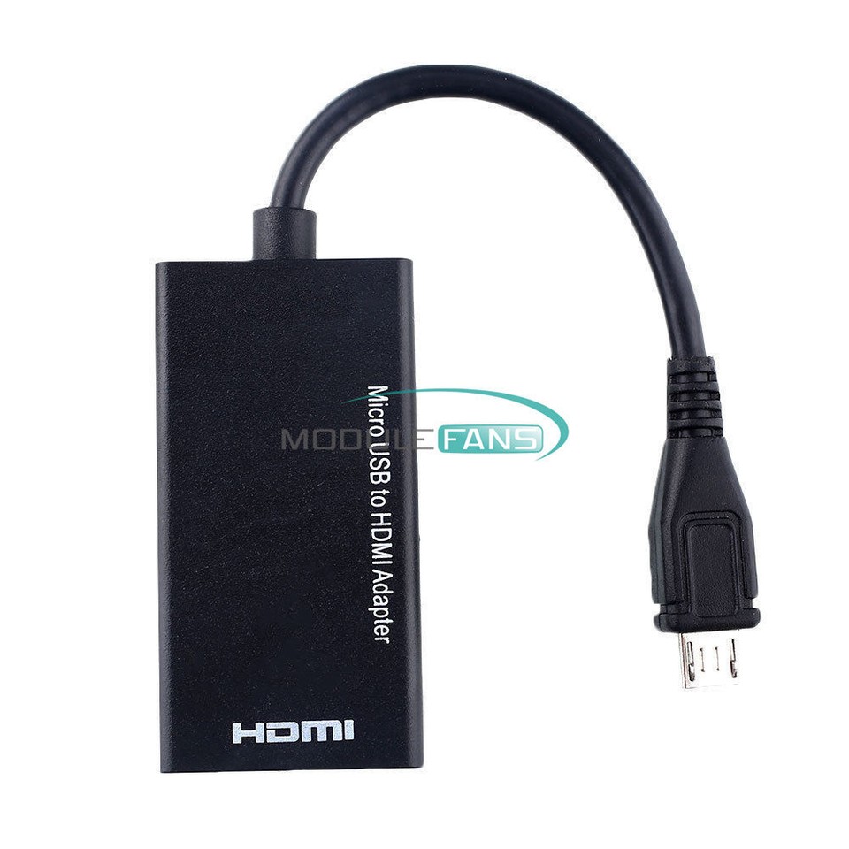 Micro USB to HDMI Adapter 1080P HDTV Cable for Samsung Huawei Sony HTC ...