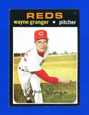1971 Topps BASEBALL SET BREAK #379 WAYNE GRANGER CINCINNATI REDS (JP1 ...