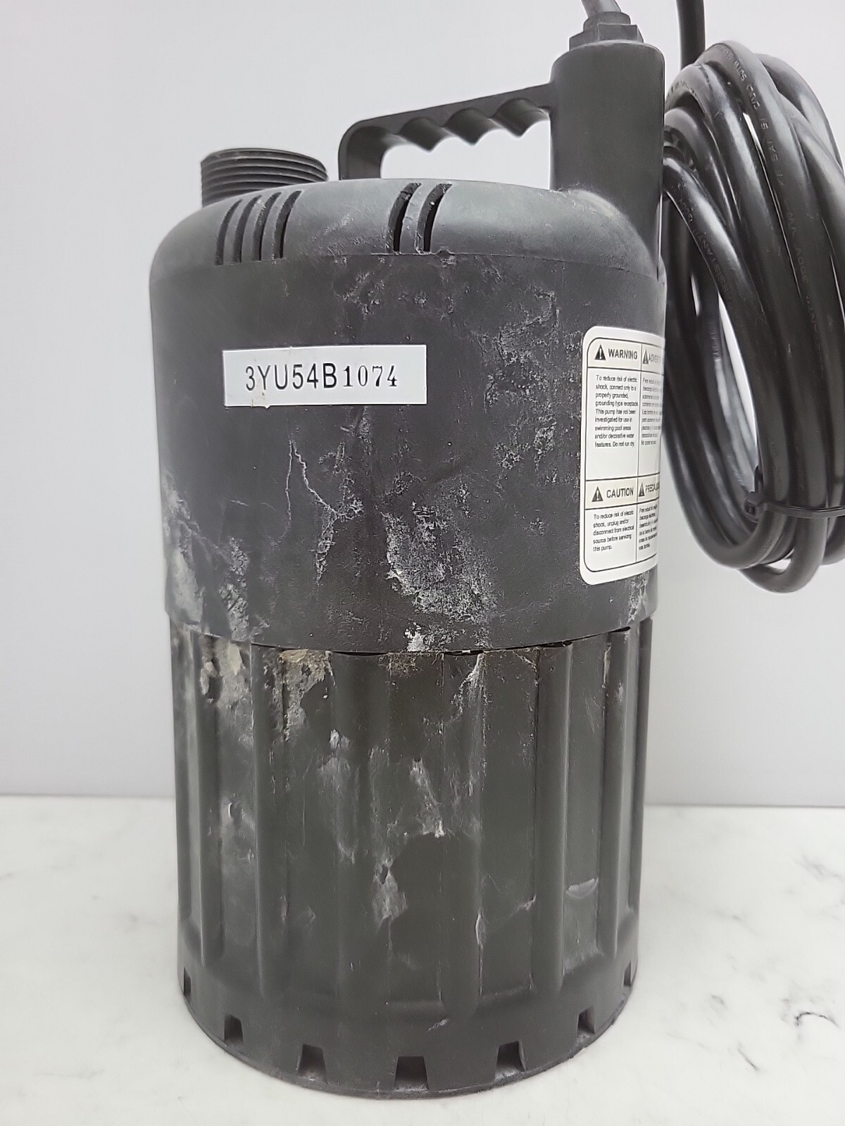 Dayton 3YU54 1/6 Hp 1-1/4" Plug-In Utility Pump 120V Ac No Switch ...