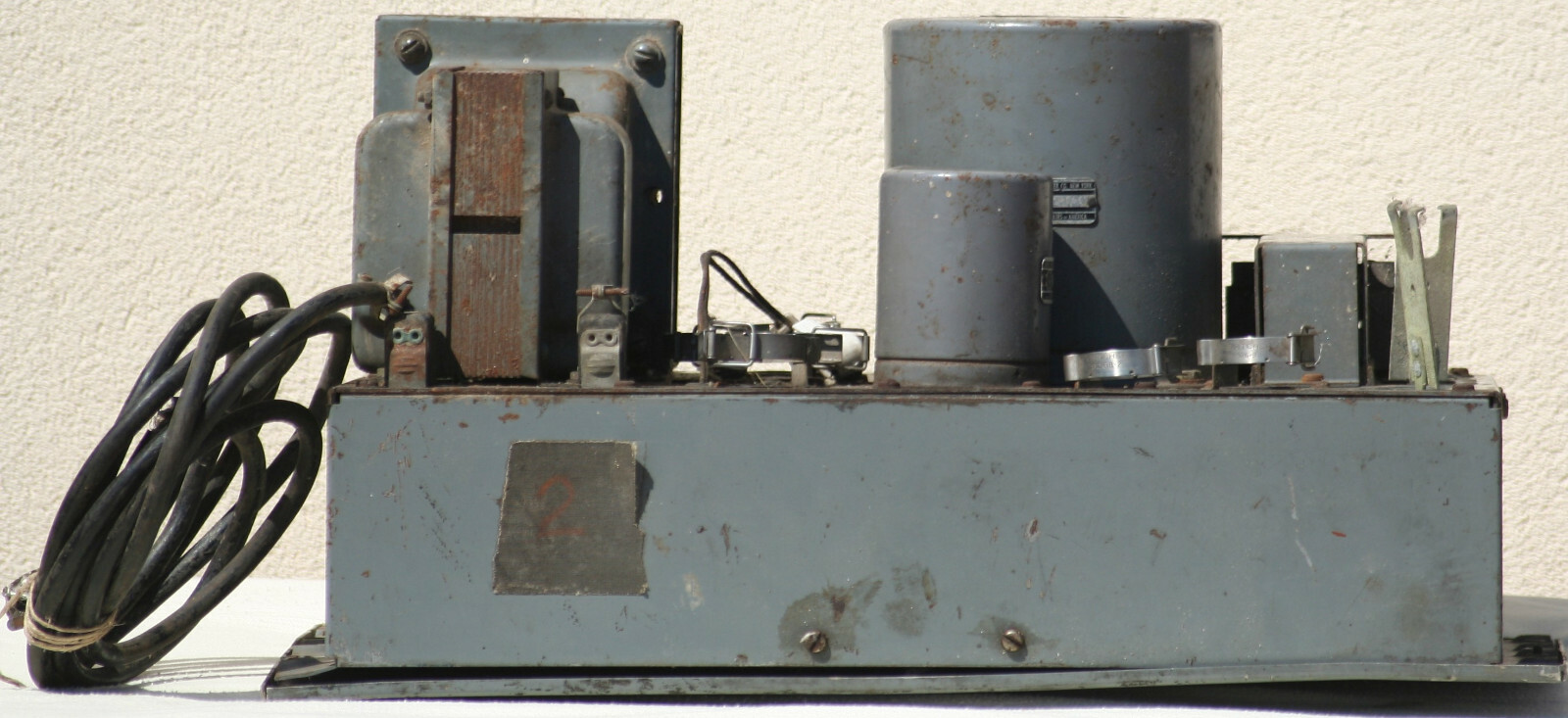 vintage tube power supply Ampex 375 western electric metal amplifier ...