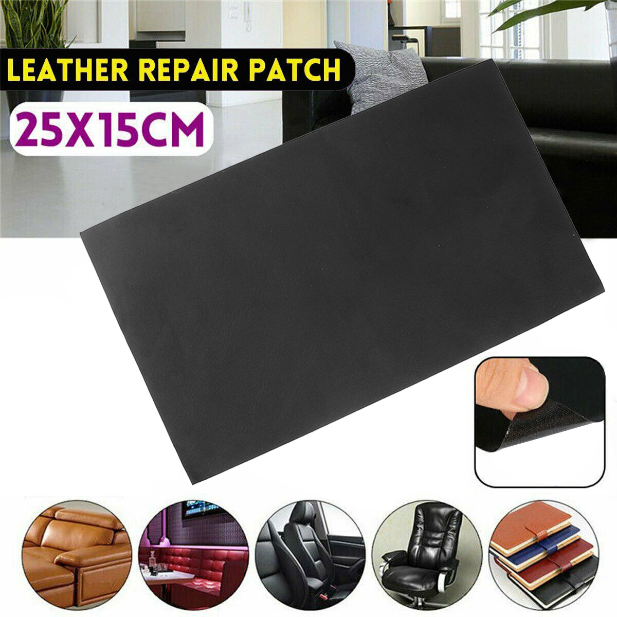 KFZ Autositz Flicken Lederreparatur Selbstklebend Kunstleder Sofa Patch ...