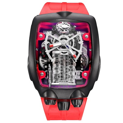Luxury Waterproof Supercar-Themed Automatic Skeleton Watch for Men | eBay
