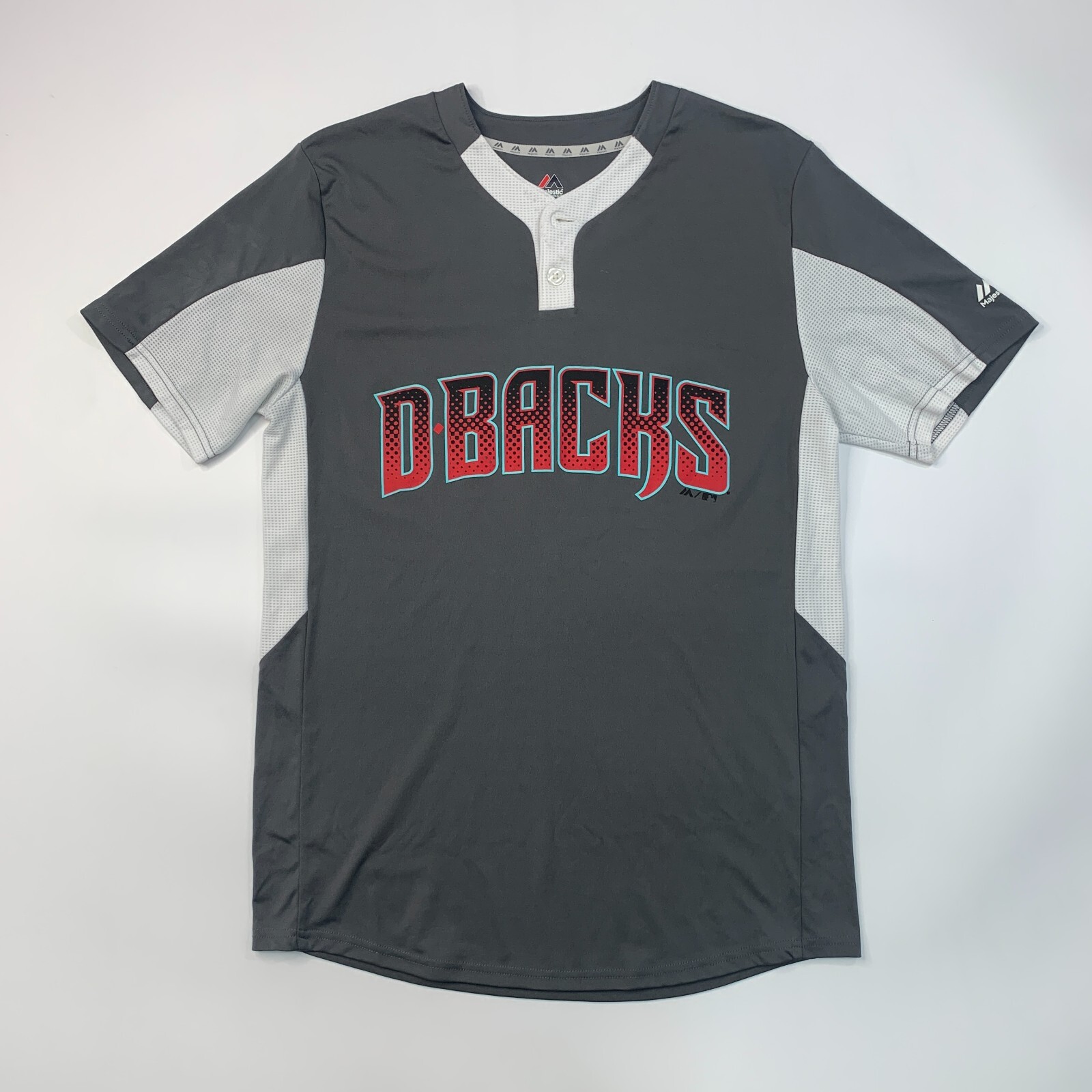 Majestic Arizona Diamondbacks Baseball Jersey Shirt Mens M Medium Gray ...