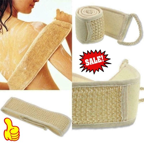 Exfoliating Loofah Loofa Back Strap Bath Shower Body Scrubber Brush ...