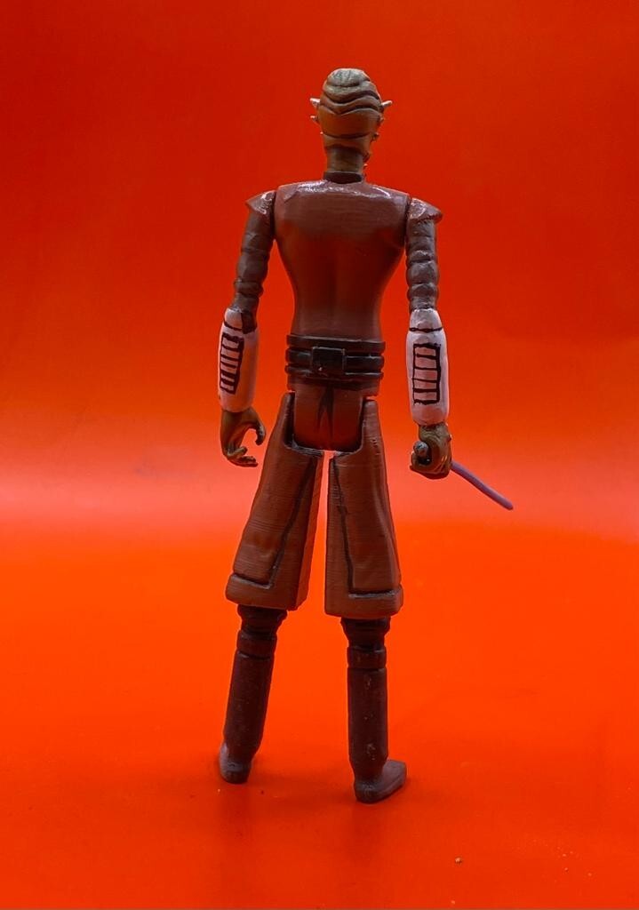 Star Wars custom articulated jedi ima gun di 3,75 inch clone wars ...