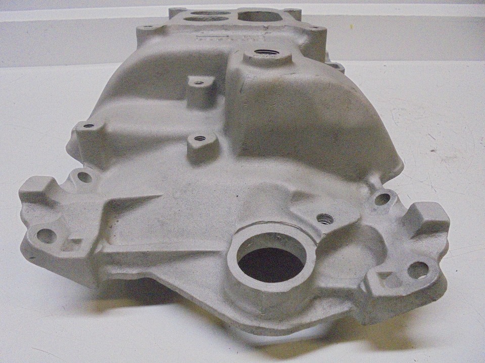 GM 3890490 ALUMINUM INTAKE-SBC-CORVETTE-CHEVELLE-NOVA-RARE-VINTAGE-65 ...