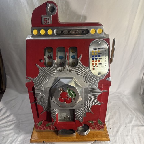 Mills Bursting Cherry 5c Slot Machine Circa 1930s | eBay