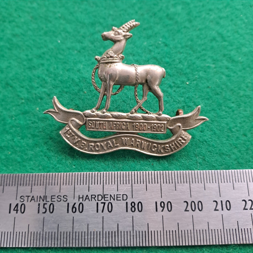 WW1 1st Volunteer Battalion Royal Warwickshire Cap Badge | eBay UK