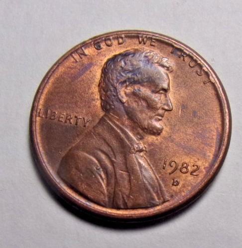 1982-D SMALL DATE, 2.5 gram, Error Coin Double Rim Areas Offset B | eBay