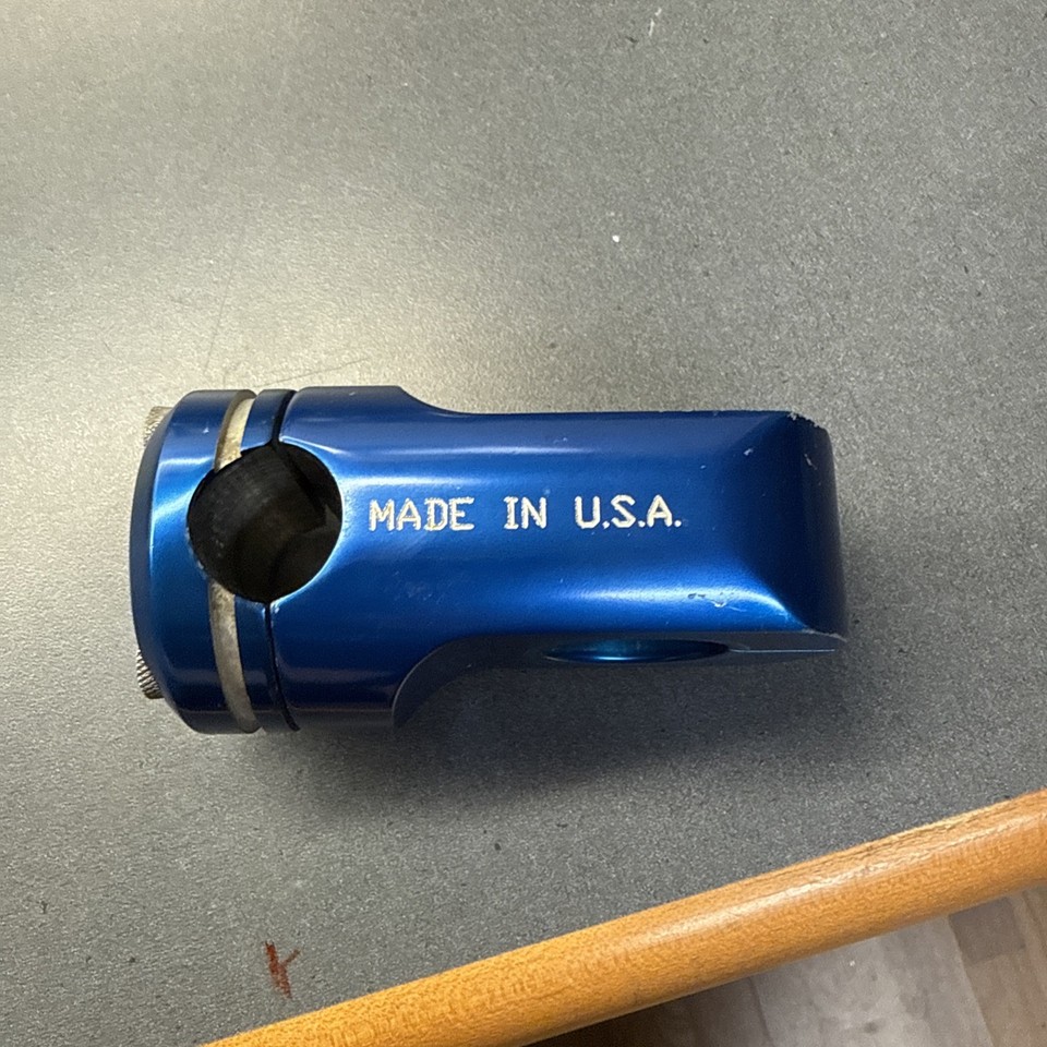 GT BMX Bike Piston Stem Blue 1-1/8 Made In The USA | eBay