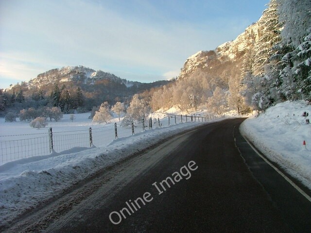 Photo 6x4 The A86 Newtonmore to Laggan road Etteridge At Creagdhubh ...