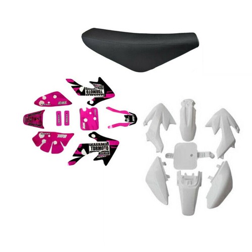 7pc Plastics Kit Sticker Seat SSR Thumpstar XR50 CRF50 70 110cc Pit ...