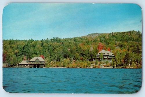 c1950's Albedor Hotel Fourth Lake At Inlet New York NY Unposted Vintage ...