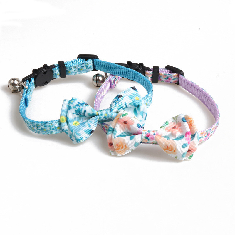 Durable And Fashionable Cat Collar Ribbon Design With Butterfly Bow Tie ...