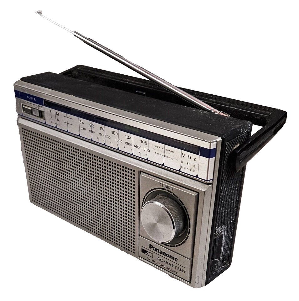 Vintage Panasonic FM/AM 2-Band Receiver/Radio RF-557 *WORKING* | eBay