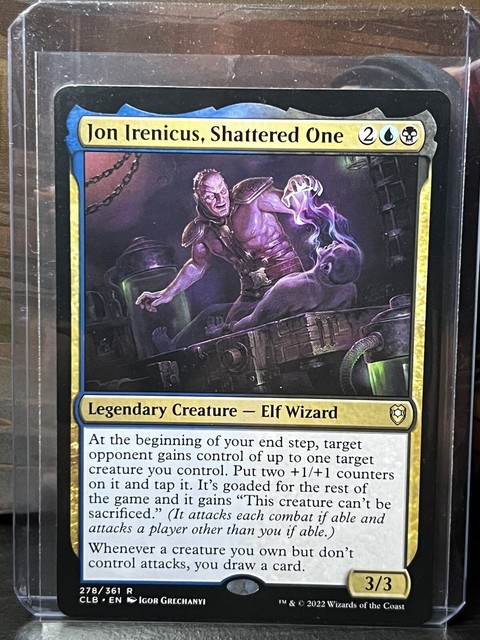 MTG Jon Irenicus, Shattered One Commander Legends: Battle for Baldur's ...
