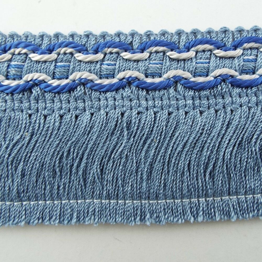 9 COLOUR 5cm Fringe Braid Gimp Edging Chair Upholstery Blind BUY 1 2 4m ...