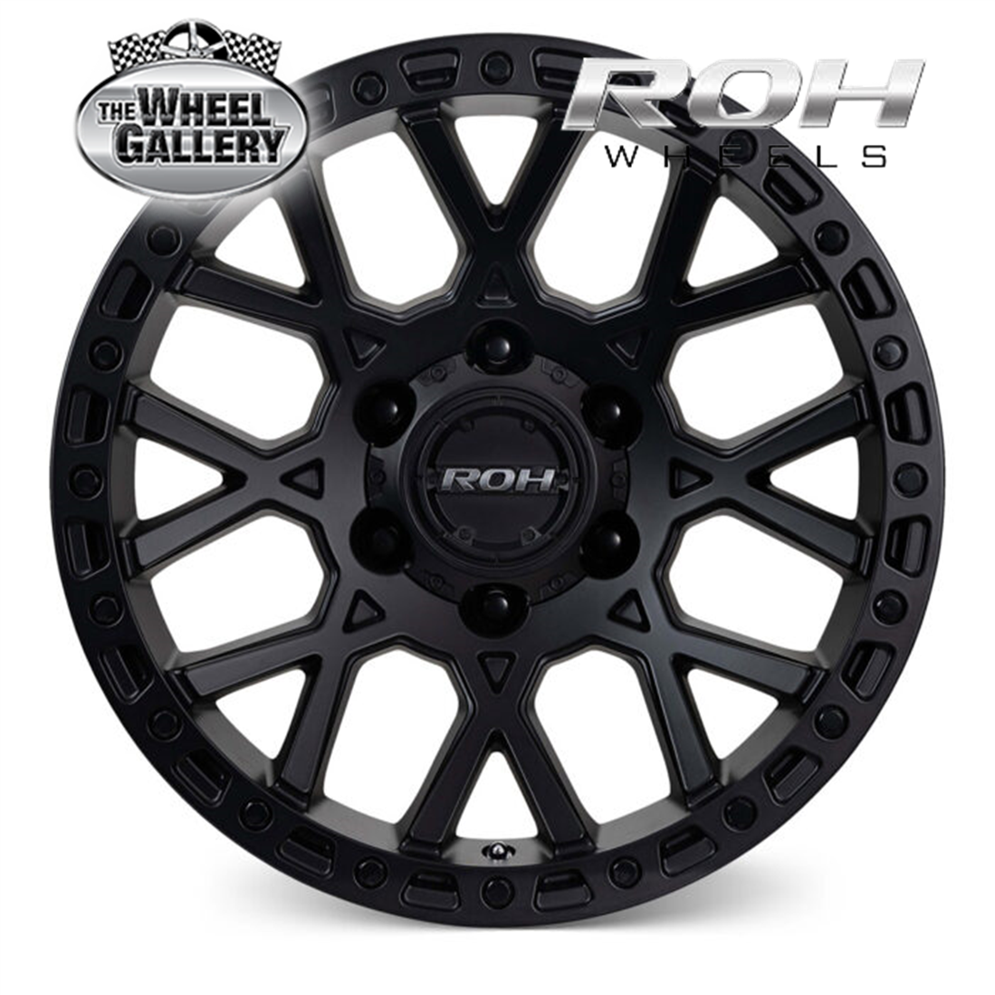 ROH Crawler 18x9 6/139.7 Matt Black Set of Alloy Wheels | eBay
