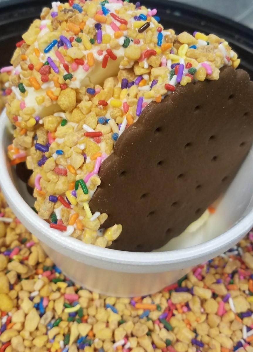 3 lb Krunch Kote Ice Cream Topping, Sprinkles, Twinkle Dip, Peanut ...