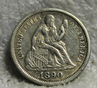 1890 seated dime | eBay