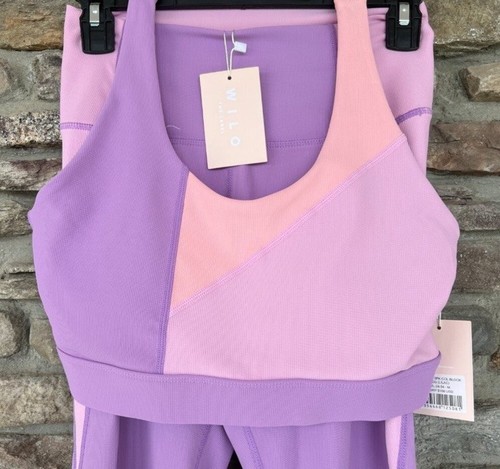 Purple and Pink Women's Wilo Leggings Bra Set Small | eBay