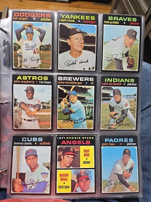 1971 - Lot of 9 Topps - Baseball Cards | eBay