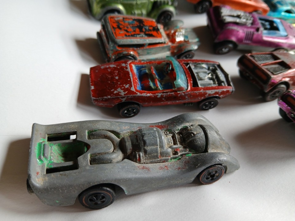 Vintage Lot of Hot Wheels All REDLINE Diecast Cars Red Line Bye Focal ...