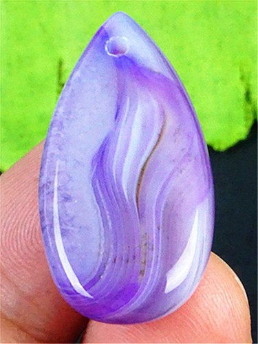 GV46988 35x17x7mm Purple/white Druzy Geode Agate Teardrop Pendant Bead ...