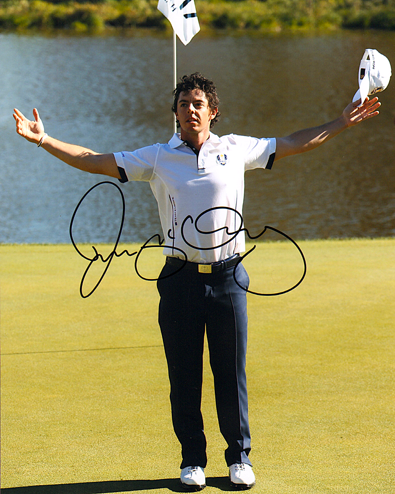 RORY MCILROY SIGNED REPRINT AUTOGRAPH PRO GOLFER CHAMPION 8"x10" Photo ...