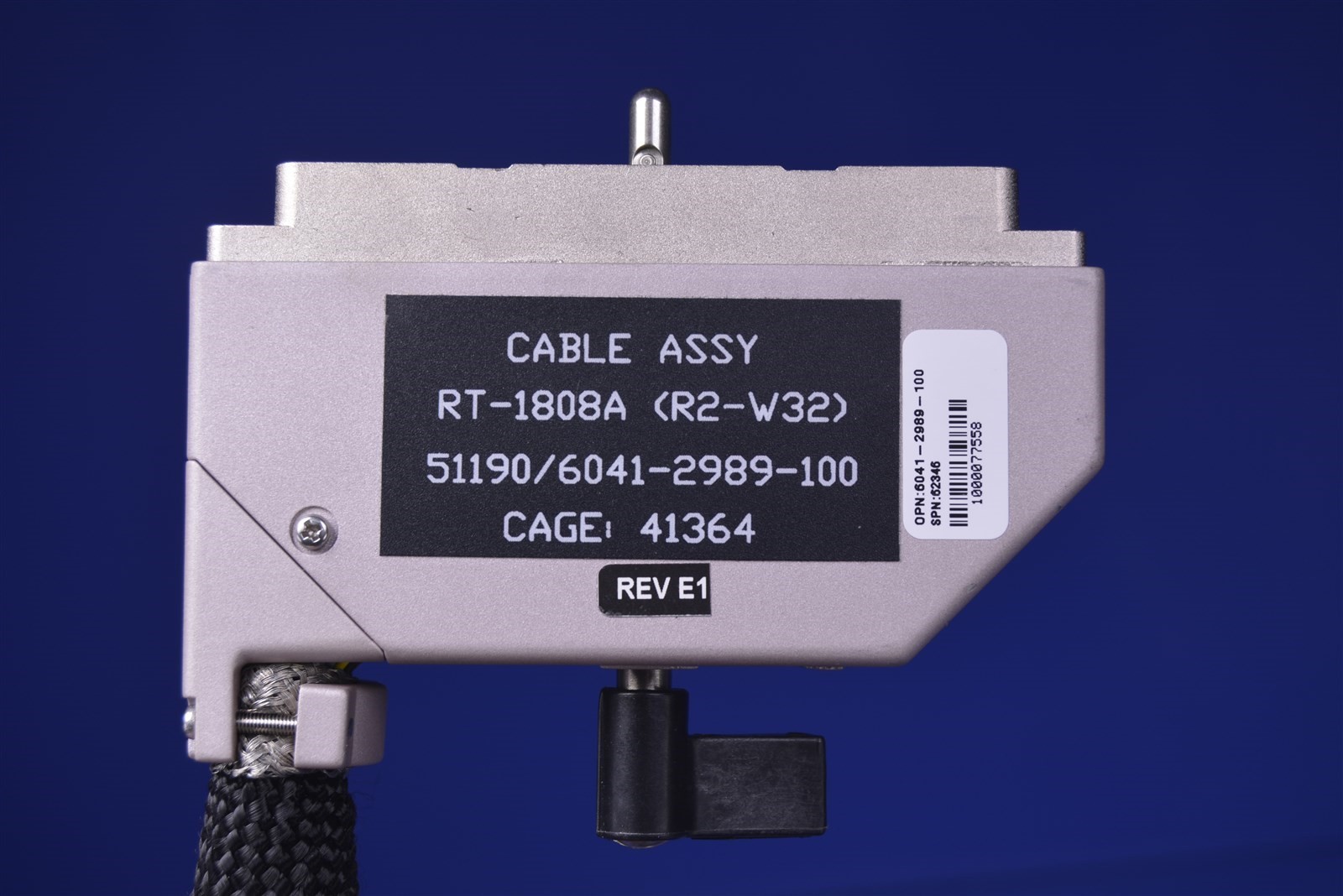 Aeroflex Cable Harness P/N 6041-2989-100 for the Radio RT-1808A/ARC-231 ...