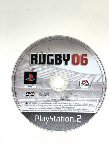 PAL! Rugby 06 PS2 PAL PlayStation 2 PS2 Video Game Disc Only Clean ...