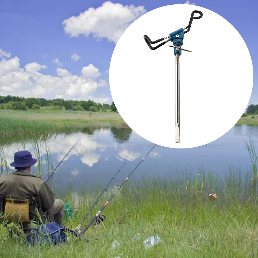 Catfishing Equipment 360 Degree Rotation Fishing Rod Holder Stainless ...