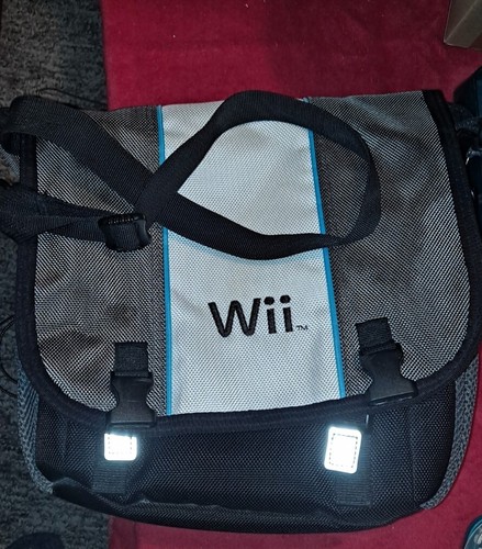 Nintendo Wii Console Travel Storage Carrying Case Shoulder Messenger ...