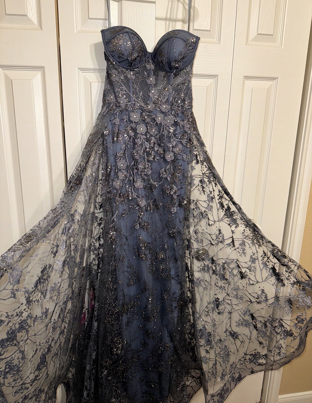 blue prom dress size 2 | eBay