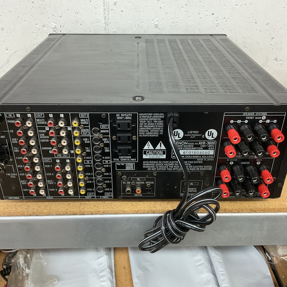 Denon AVR-3600 Surround Sound 5.1 Channel Dolby Digital Receiver | eBay