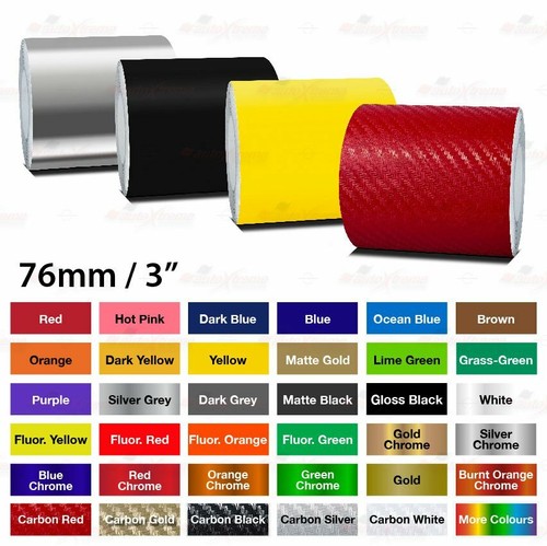 25mm 50mm 75mm 100mm Roll PIN STRIPE Car Model Adhesive TAPE Decal ...