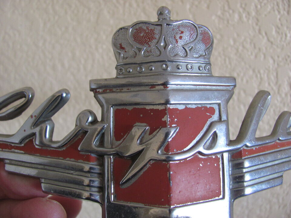 1946,1947,1948 Chrysler, Hood Emblem, Crest Town & Country N.O.S. | eBay