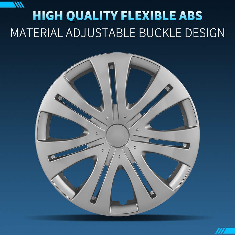 4 Pack For Subaru Impreza 16" Hubcap Wheel Rim Cover Snap On Hub Cap ...