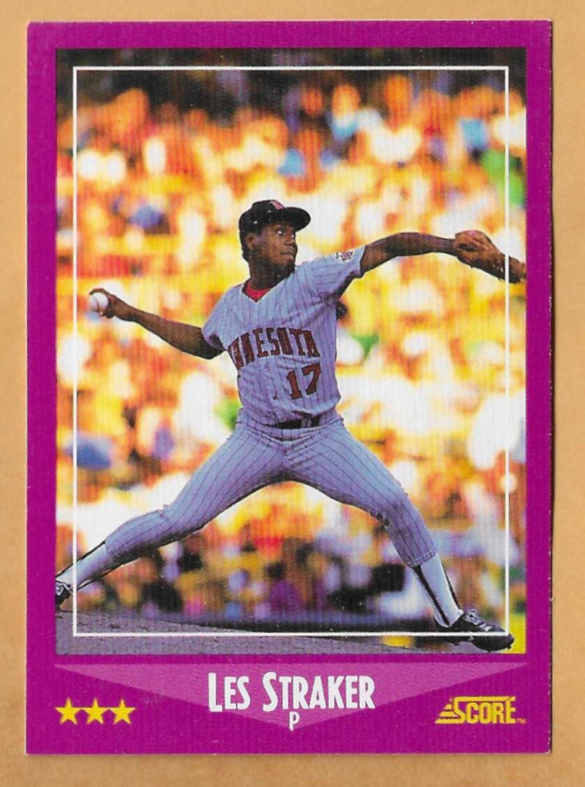 LES STRAKER MINNESOTA TWINS #108 - SCORE NM-MT 1988 | eBay
