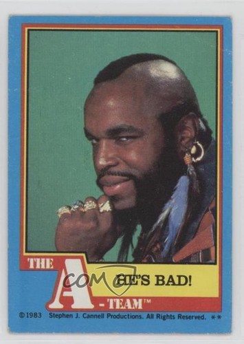 1983 Topps The A-Team He's Bad! #2 0fh1 | eBay