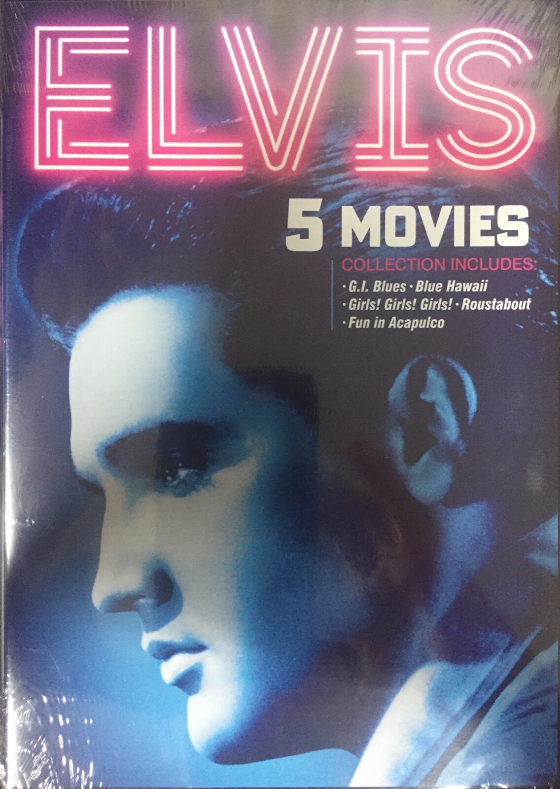 ELVIS PRESLEY MUSICALS - NEW 5 DVD COLLECTION SET (ROUSTABOUT,BLUE ...