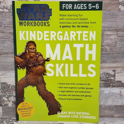 Star Wars Workbook: Kindergarten Math Skills (Star Wars Workbooks ...